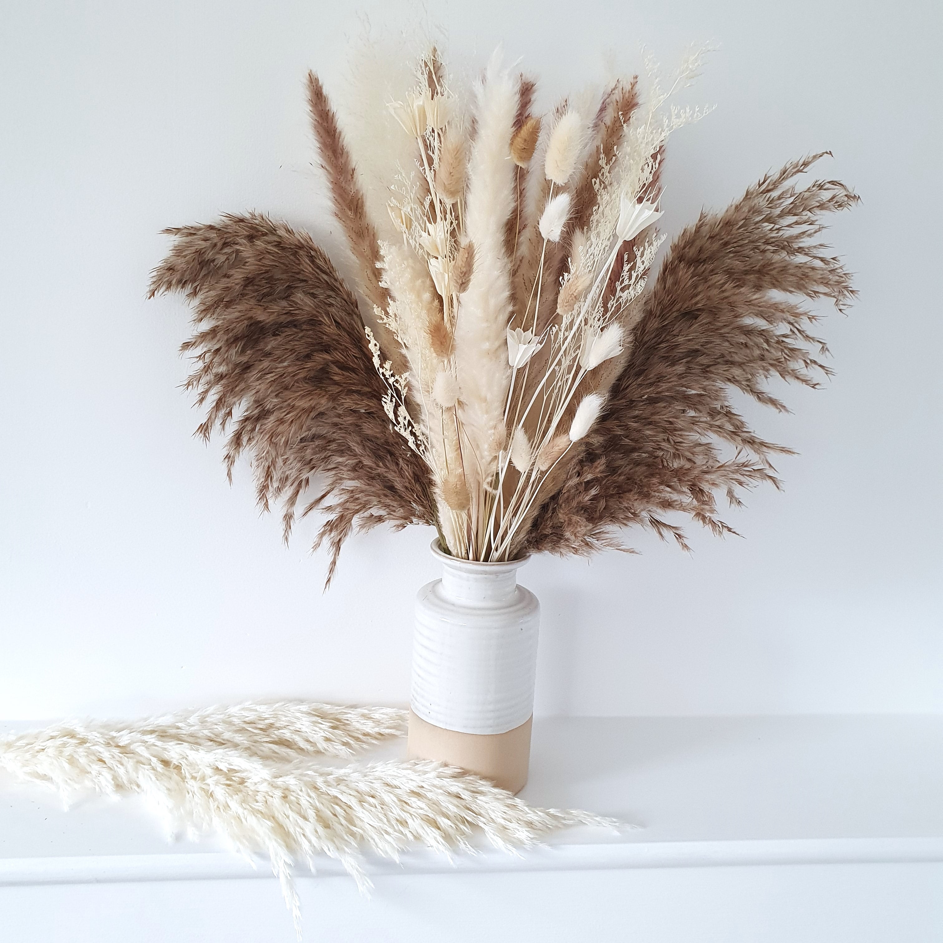 Opal Lily | Pampas Grass and Dried Flowers Bouquet | Mocha Kiss Bouquet